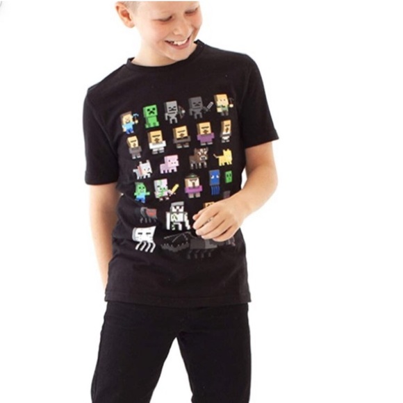 Minecraft | Shirts & Tops | Minecraft Sprites Characters Graphic Tshirt ...